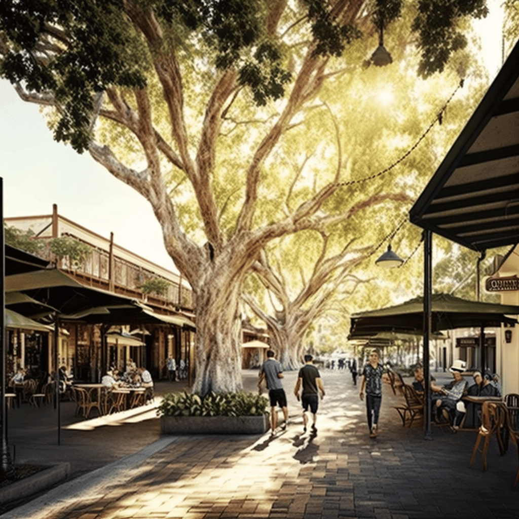 outdoor promenade - Allen Real Estate Buyers Agent